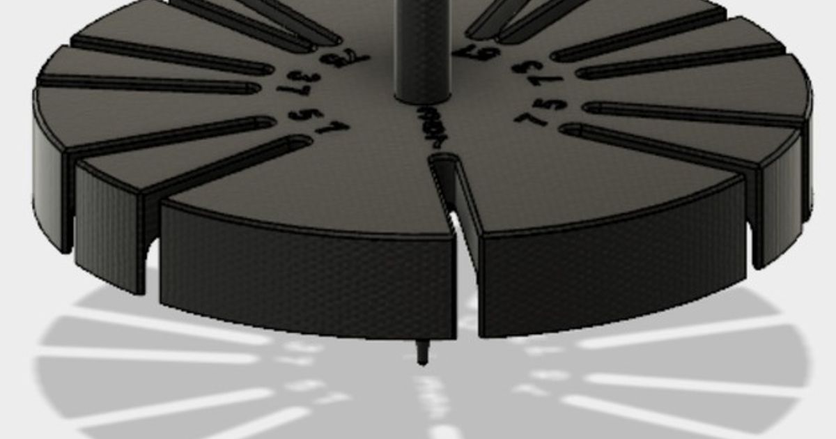 Cake Slicer 357 - Template by poulanker | Download free STL model ...