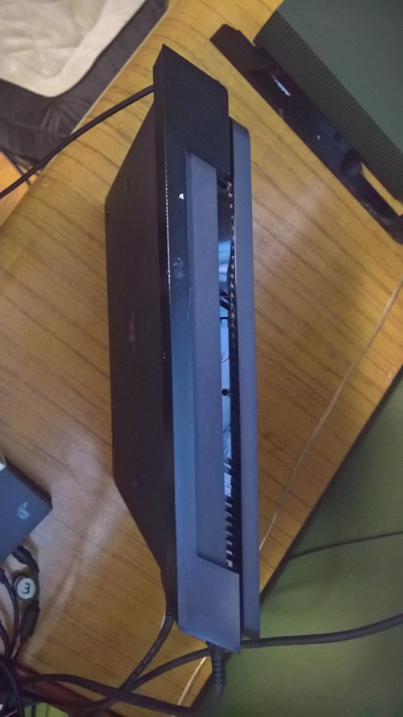 ps4 slim wall mount by death4u | Download free STL model | Printables.com