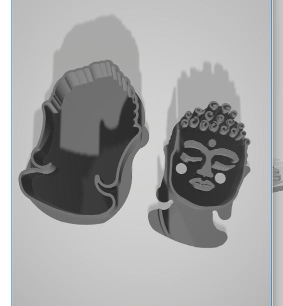 Buddha Cookie Cutter by Creatasaurus X | Download free STL model ...