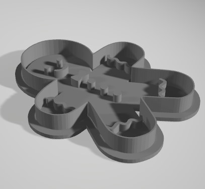 Christmas Gingerbread Man / Person Cookie Cutter by 3D Lucky Prints ...