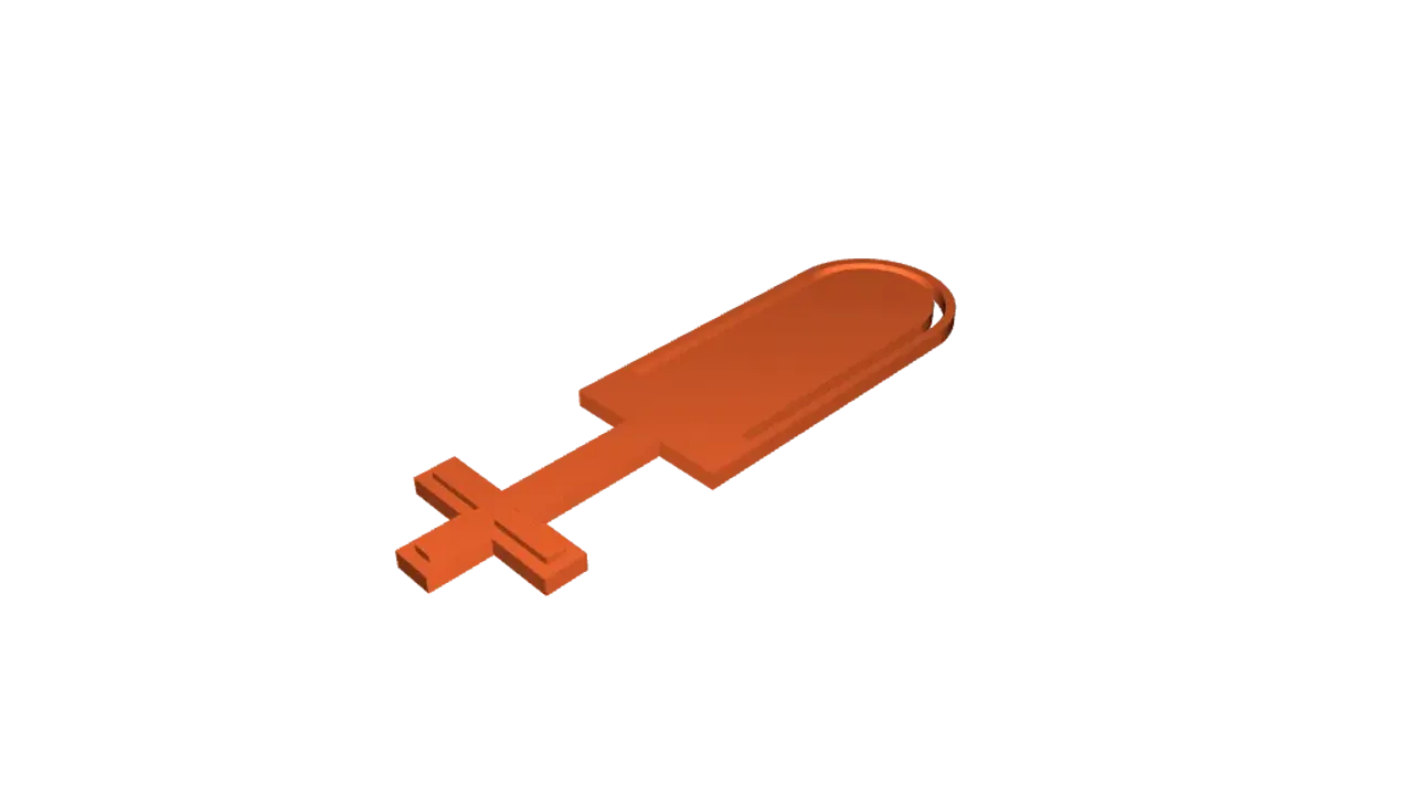 Cross Bookmark for Bible/Book by XShadeTreeX | Download free STL model ...