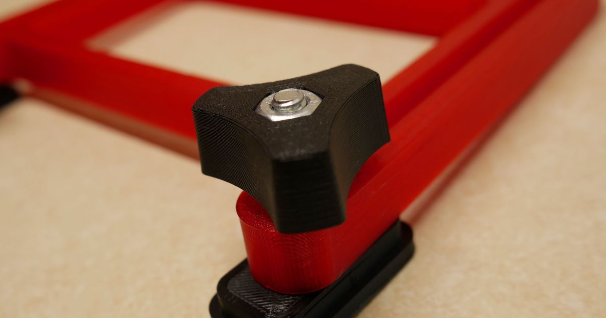 1/4" T-nuts and knobs for Featherboard for table saw by PenguinNinja ...