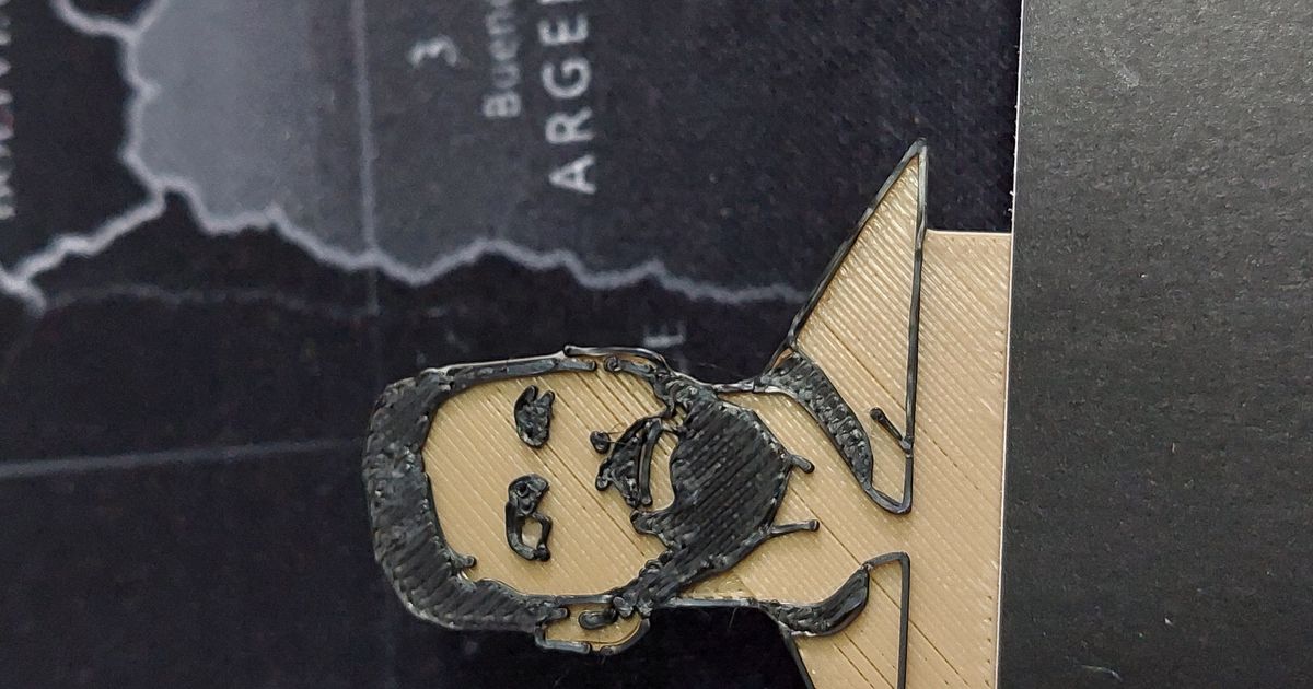 Messi Bookmark by Trei D | Download free STL model | Printables.com