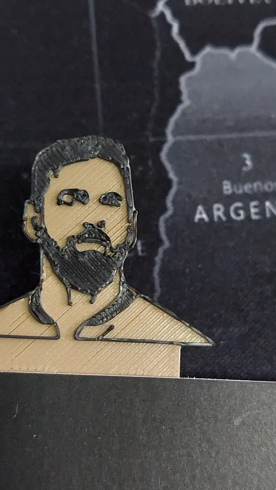 Messi Bookmark by Trei D | Download free STL model | Printables.com
