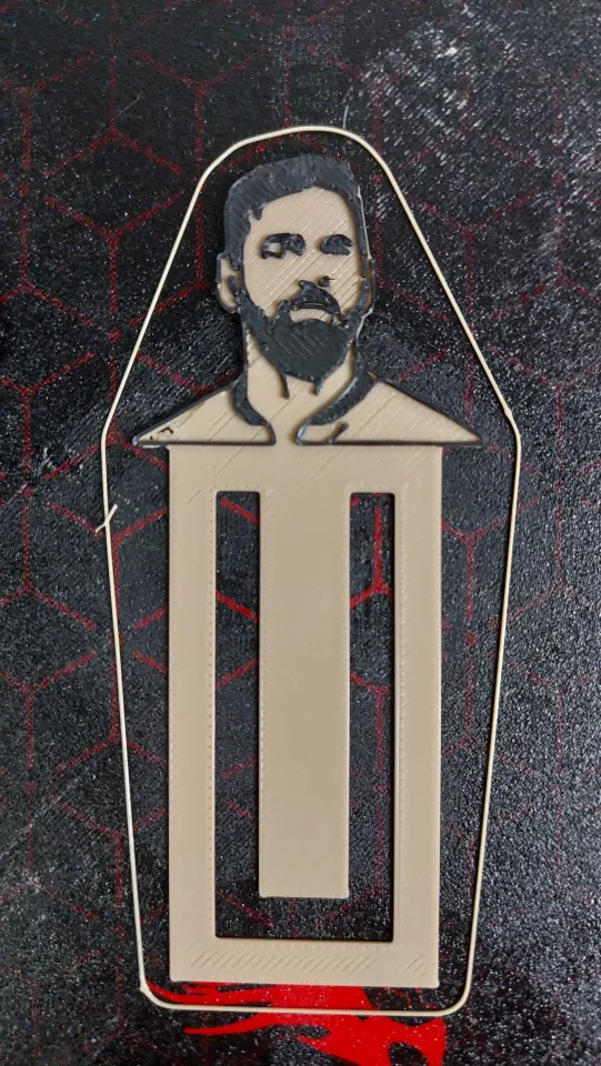 Messi Bookmark by Trei D | Download free STL model | Printables.com
