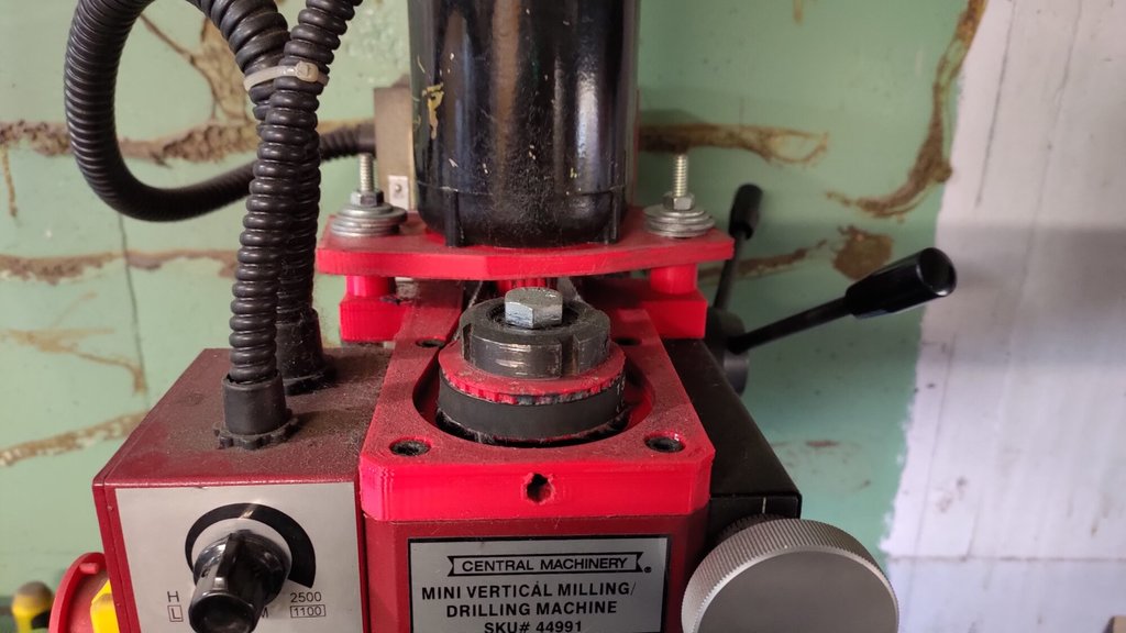 3d printable Sieg x2 mini mill belt drive conversion by death4u ... 3d printable Sieg x2 mini mill belt drive conversion by death4u ...