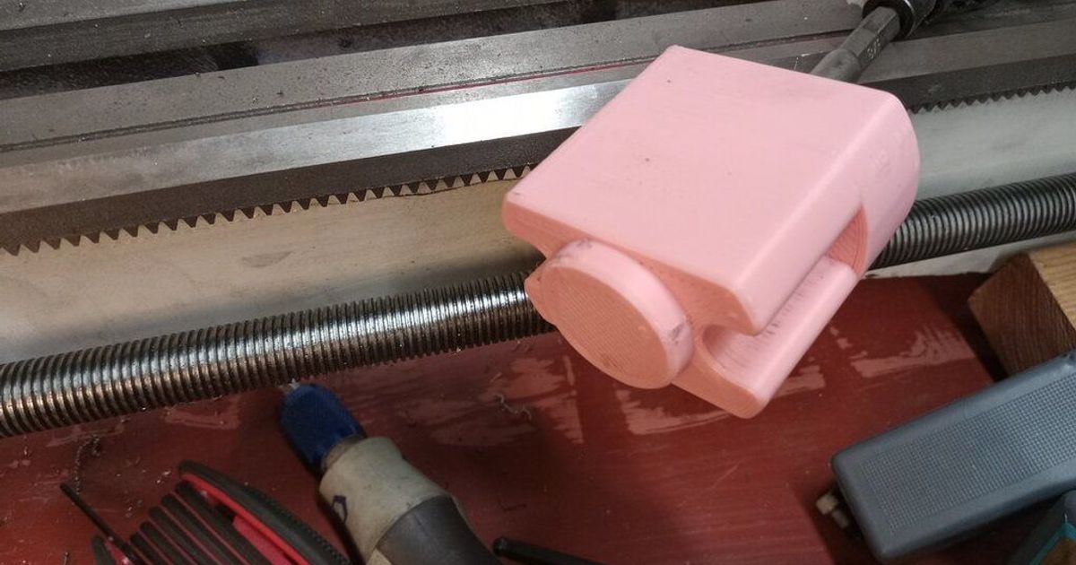 8" lathe compound slide driver by death4u | Download free STL model ...