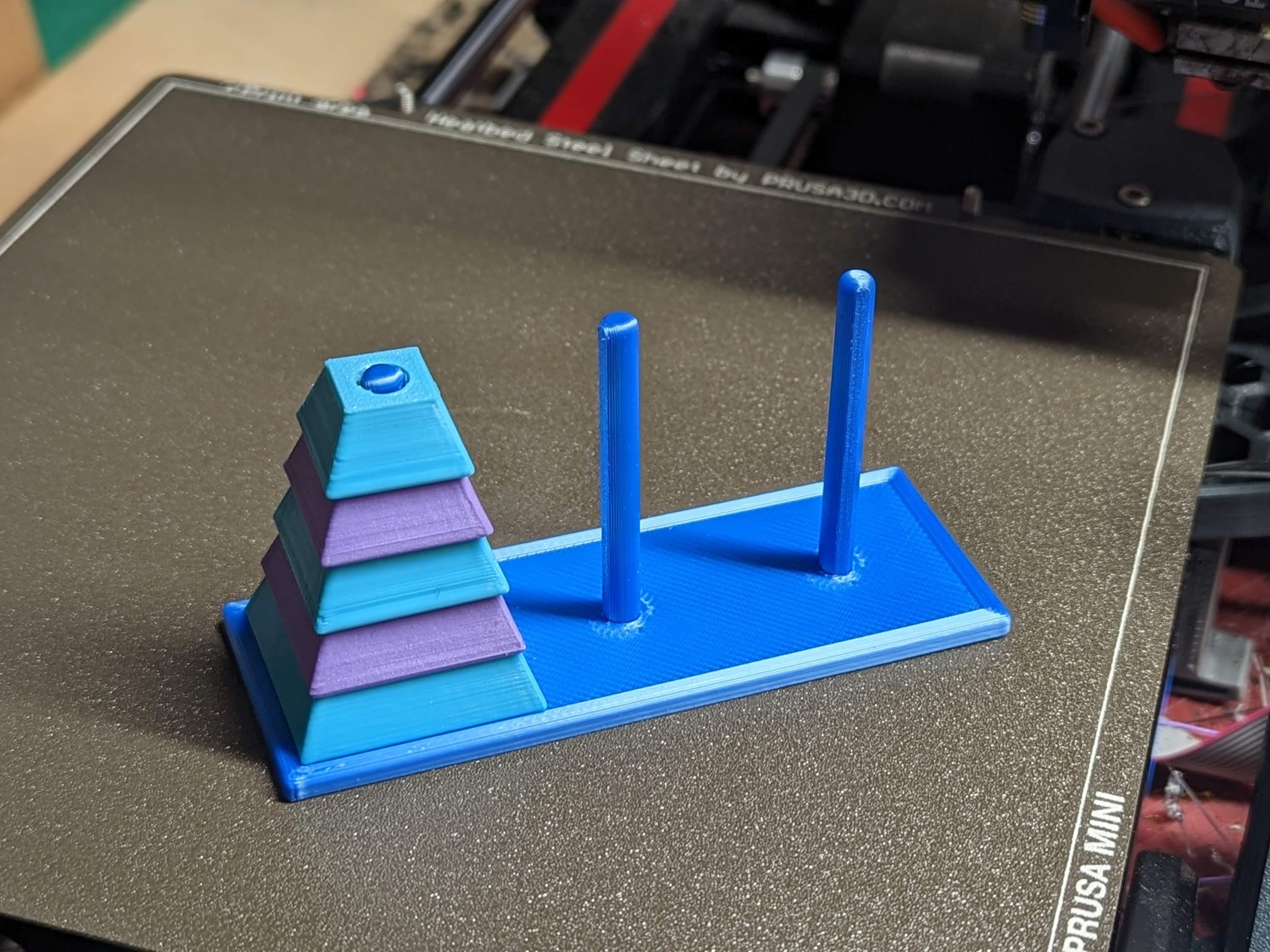 Pyramids / Tower of Hanoi Stacking Puzzle by Jamehz | Download free STL ...