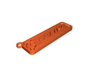 Boeing Keychain by Rustolo | Download free STL model | Printables.com
