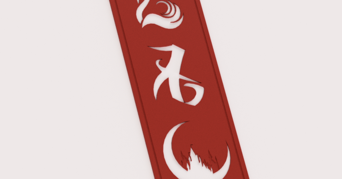 Teen Fiction Bookmark by Quickset45 | Download free STL model ...