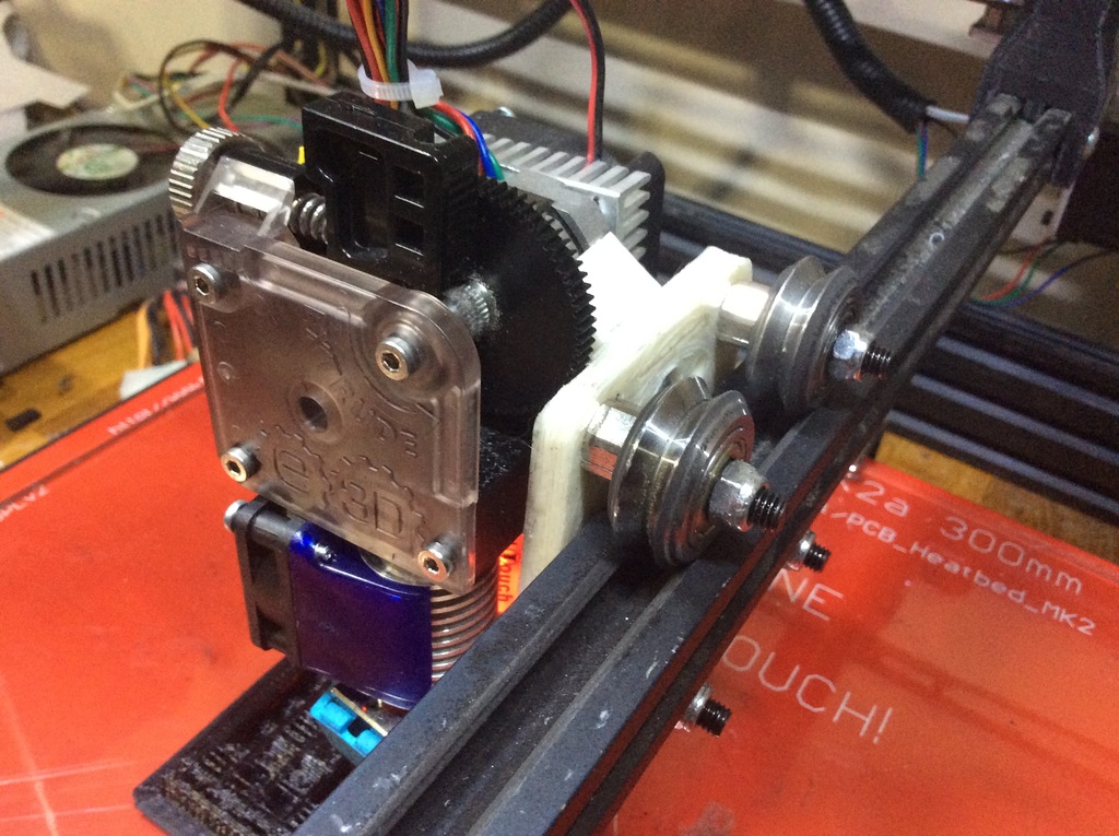 TS 2020 Rail Carriage for E3D Titan, Toranado, Prusa i3 Attachments V2 ...