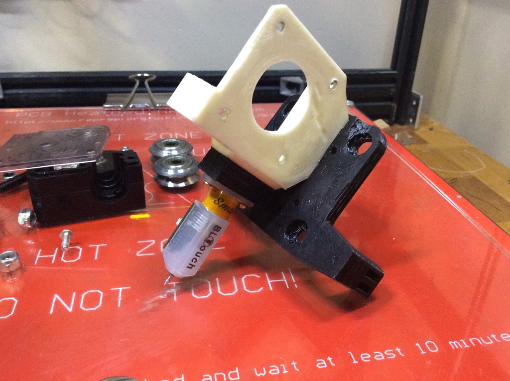 TS 2020 Rail Carriage for E3D Titan, Toranado, Prusa i3 Attachments V2 ...