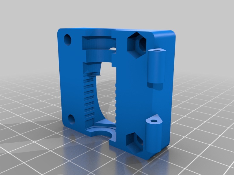 2020 V Rail Hexagon Hot End Carriage Dual Fan BLTouch Mount V1 by Greg ...