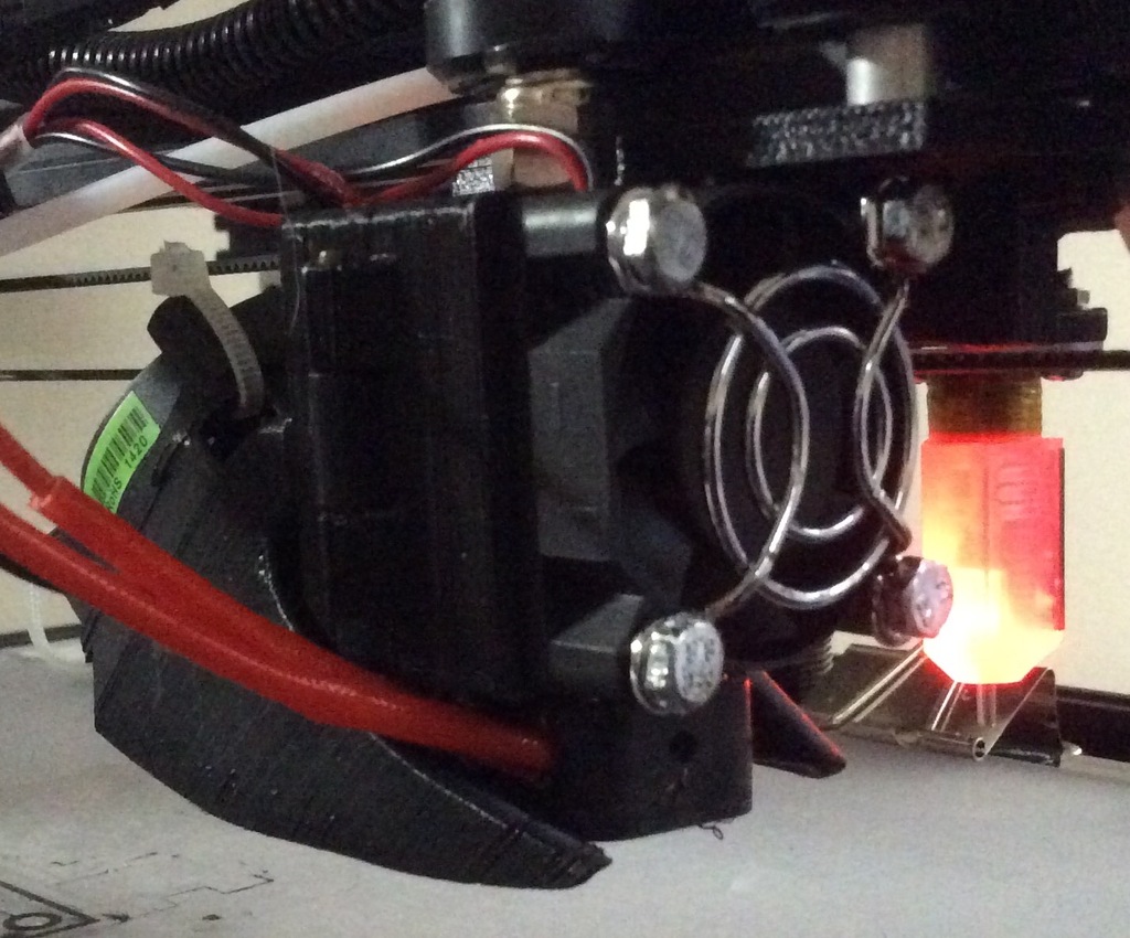2020 V Rail Hexagon Hot End Carriage Dual Fan BLTouch Mount V1 by Greg ...