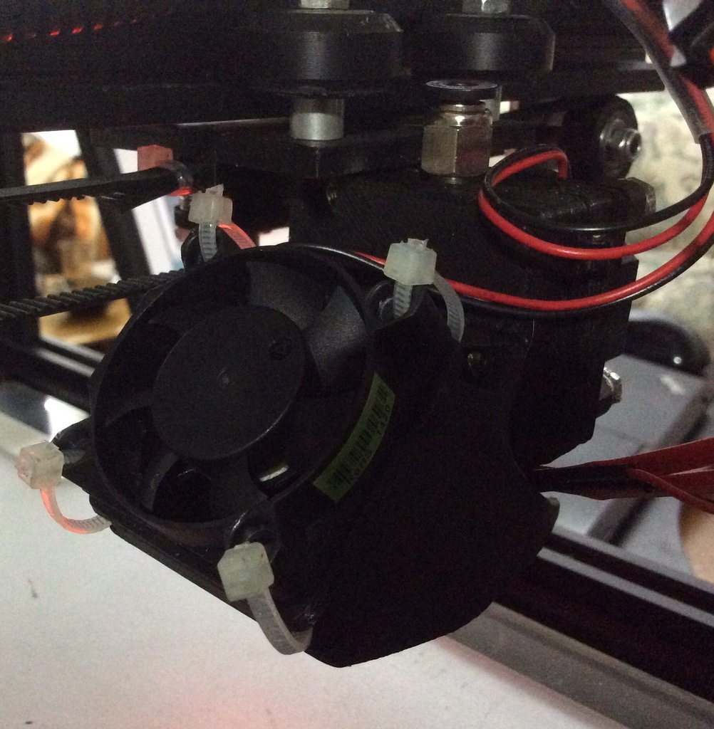 2020 V Rail Hexagon Hot End Carriage Dual Fan BLTouch Mount V1 by Greg ...