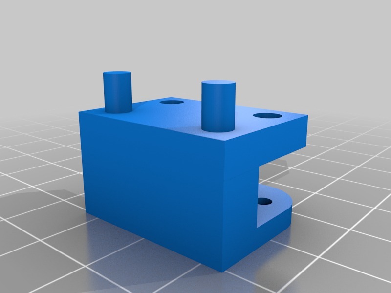 2020 V Rail Hexagon Hot End Carriage Dual Fan BLTouch Mount V1 by Greg ...