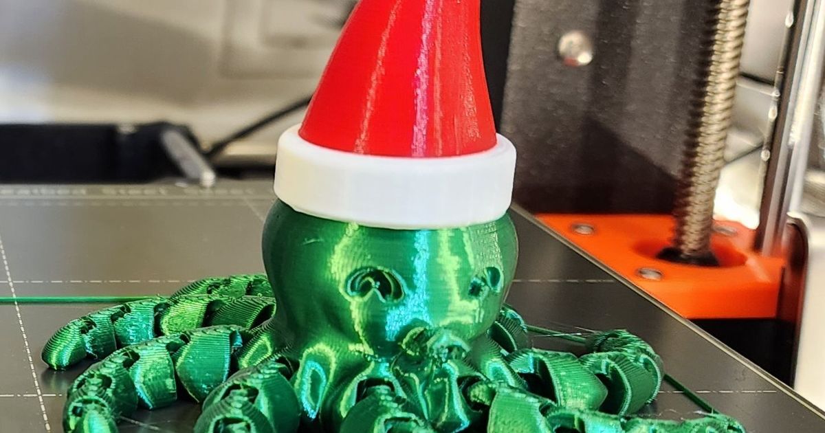 Christmas Octopus by Malatoke | Download free STL model | Printables.com