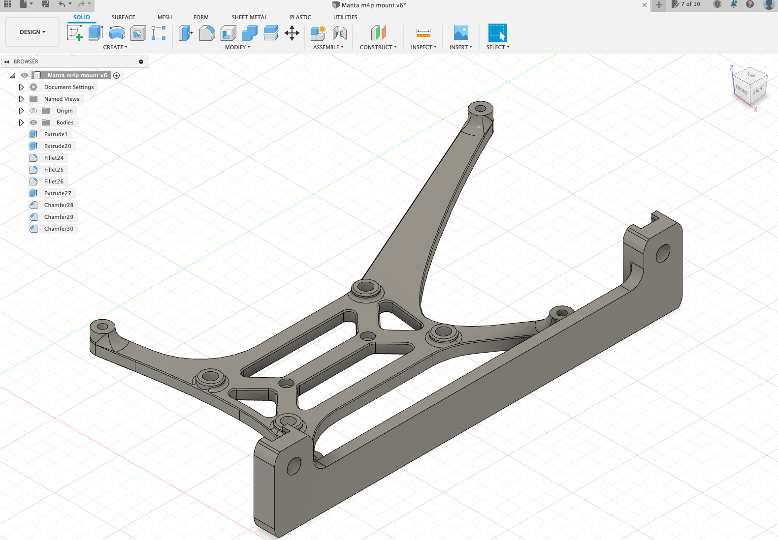 BIGTREETECH Manta m4p control board mount for 2020 extrusion by ...