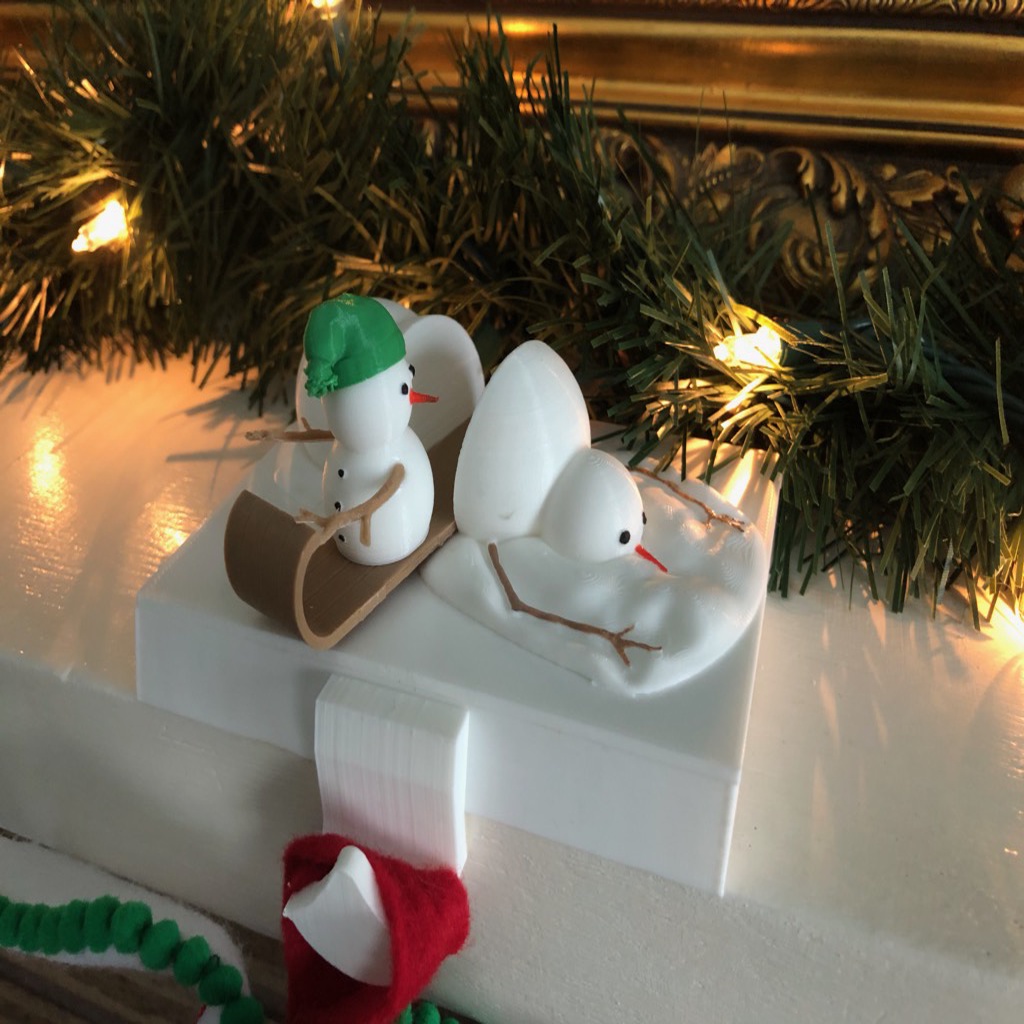 Snowman House of Horrors Stocking Holders by TheJollyRedBeard ...
