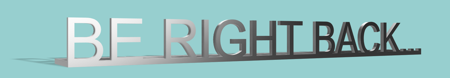 Be Right Back Bookmark by Prime27 | Download free STL model ...