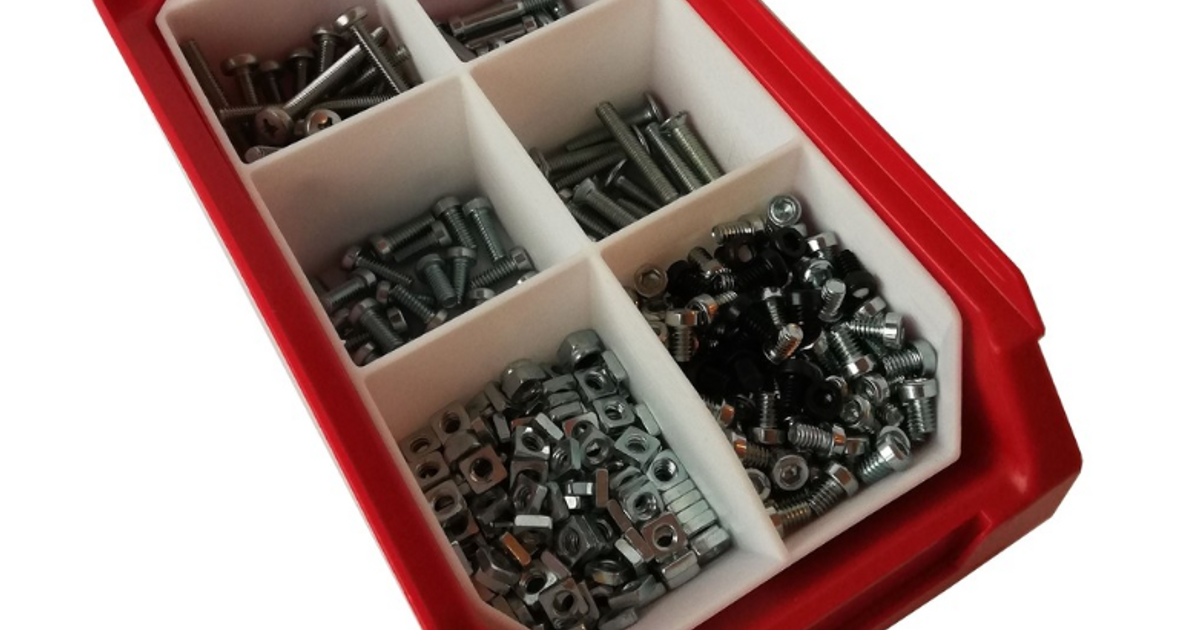 Tool box compartment divider by Fran Gaur | Download free STL model ...