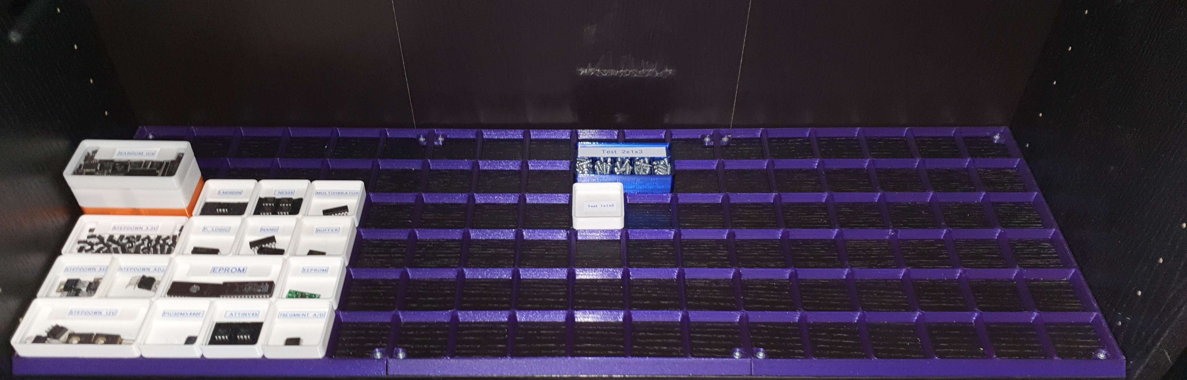 IKEA Shelf Gridfinity 6x18 Baseplate with screws by Mino | Download ...