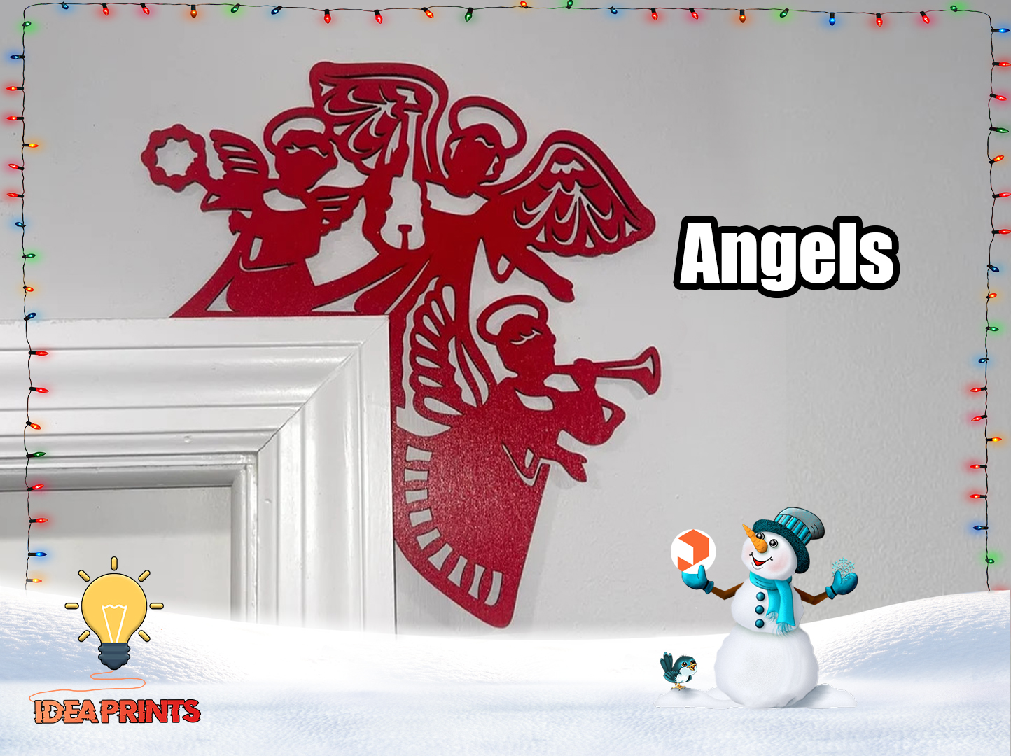 Christmas Door Trim Corner - Angels #9 by Idea Prints | Download free ...