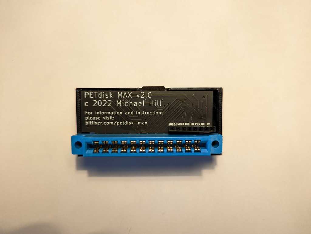 PETDisk MAX v 2.0 Case - Commodore PET SD Card Reader by colin.j.haynes ...