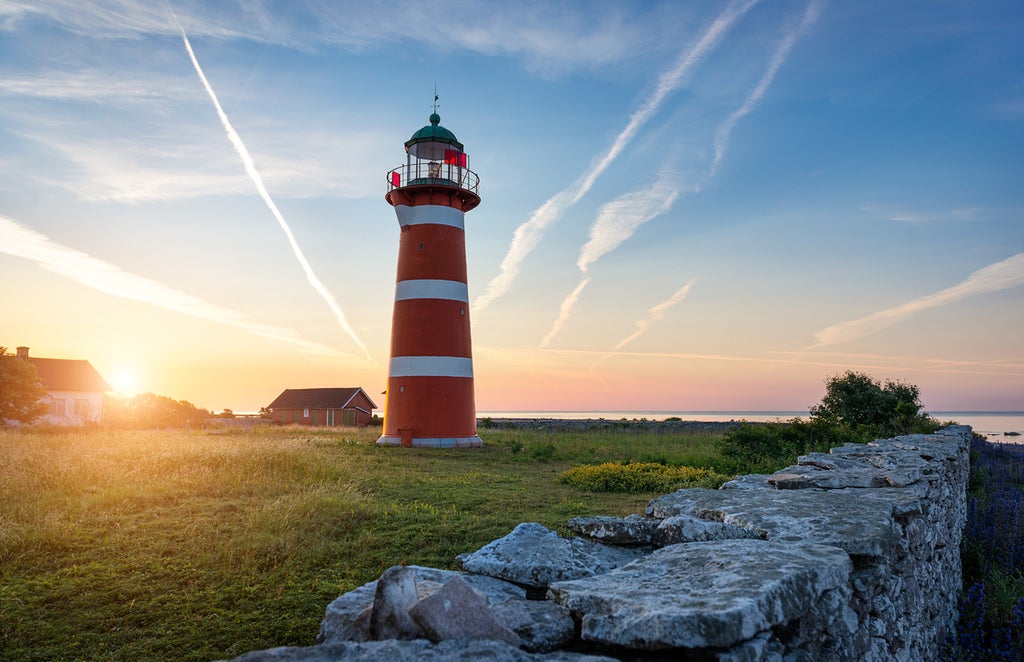 Lighthouse (fyr) from Närsholmen in Gotland (Sweden) by Danny Hermans ...
