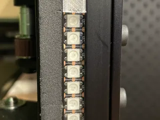 3030 Extrusion Neopixel inline holder by andre2000 | Download free STL ...