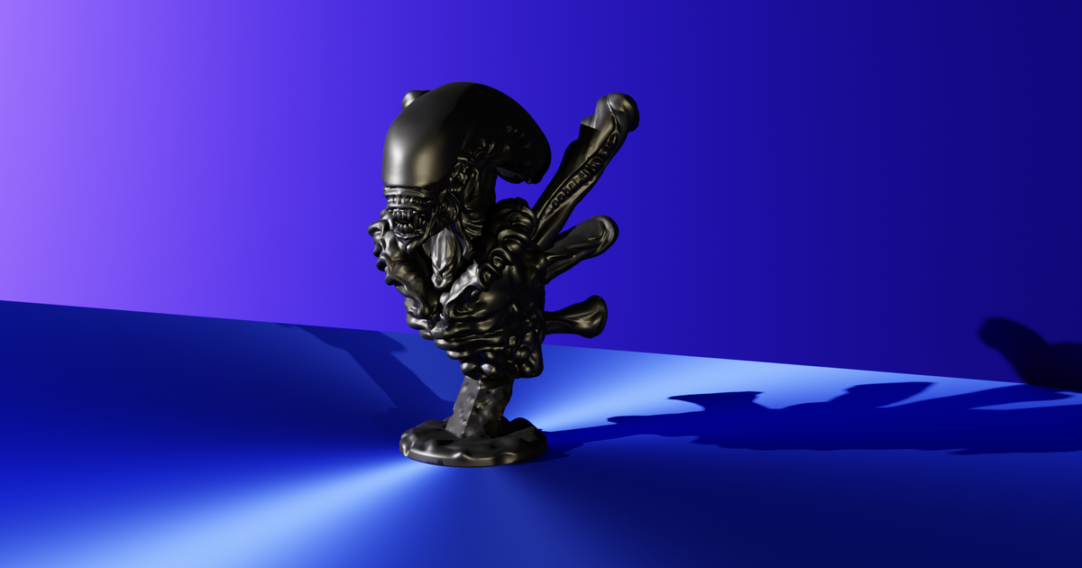Alien Bust par pino1021 | Téléchargez gratuitement un modèle STL ...