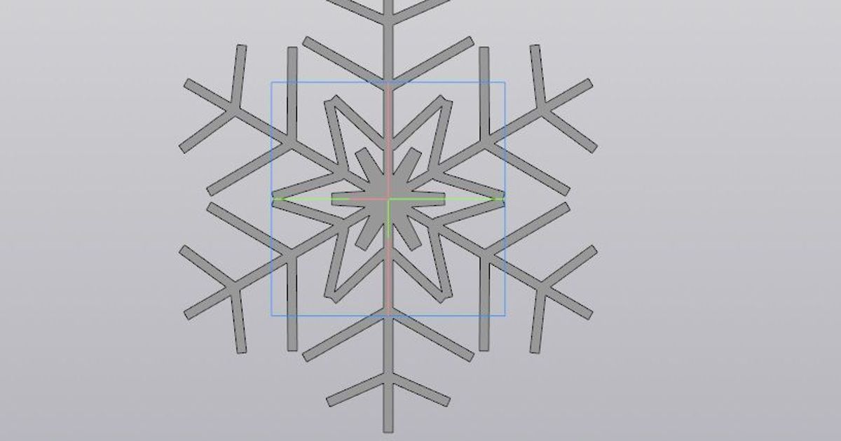 snowflake by AlexLeb | Download free STL model | Printables.com