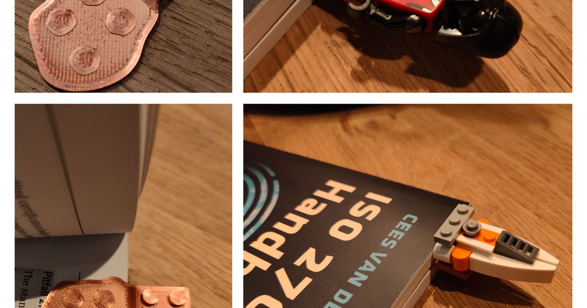 Smashed LEGO plate bookmark by Robbert Laugs | Download free STL model ...