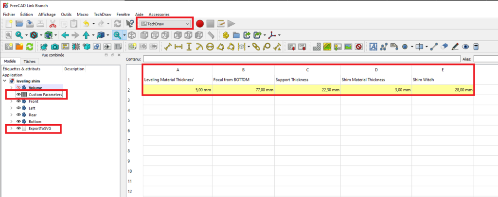 Parametric (FreeCAD) Table Levelling Shim for Laser Cutter by Fujisama | Download free STL model ...