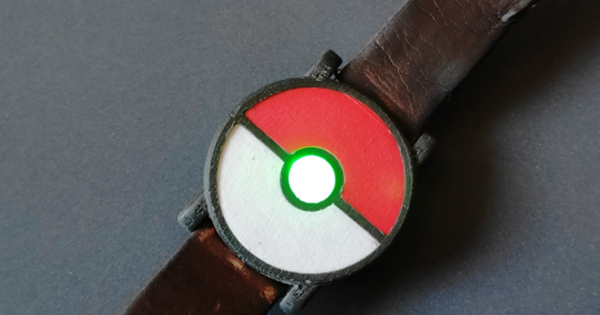 Pokemon Go Plus Watch Case - Pokeball Design by Fujisama | Download ...