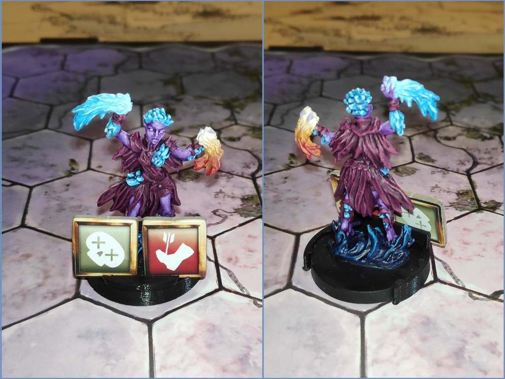 Gloomhaven discreet conditions tokens support for characters miniatures ...