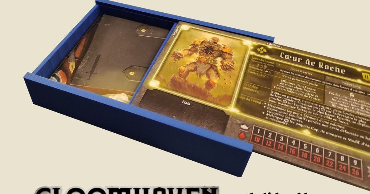 Gloomhaven Character storage box with slide by Fujisama | Download free ...