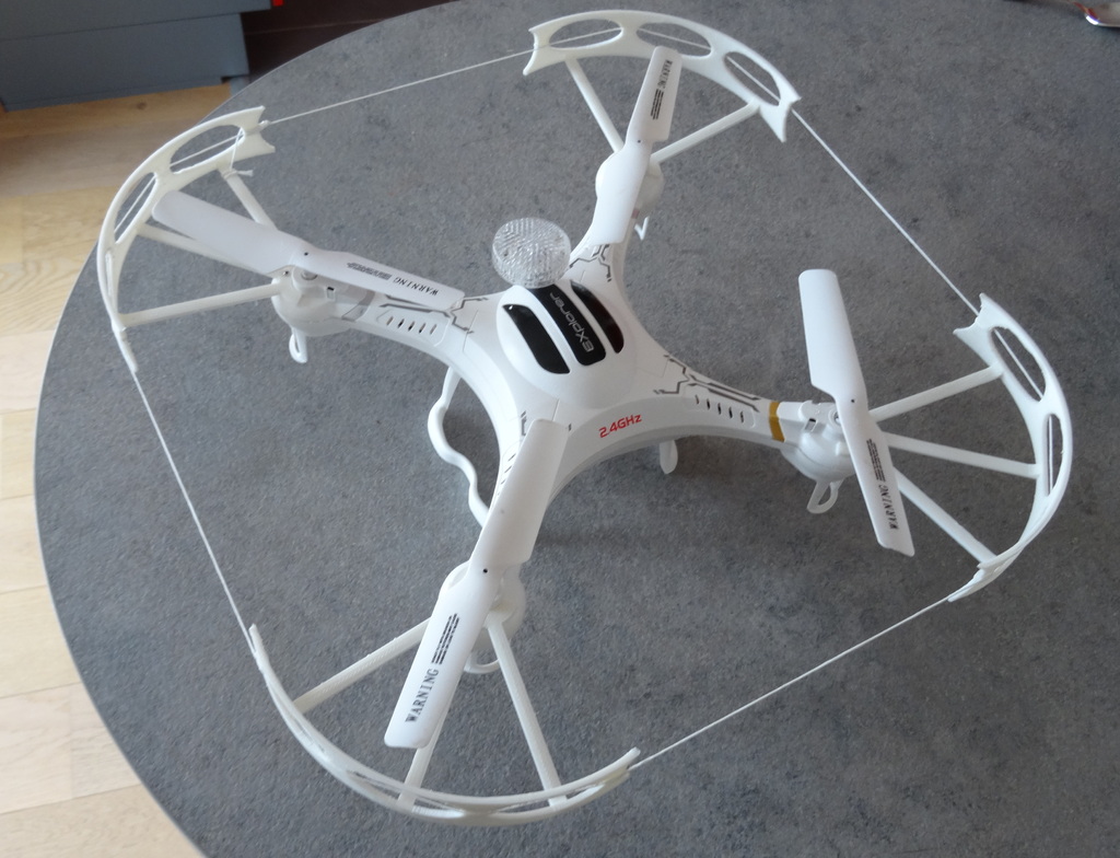 Blade Guard for Drone Quadcopter by Fujisama | Download free STL model ...