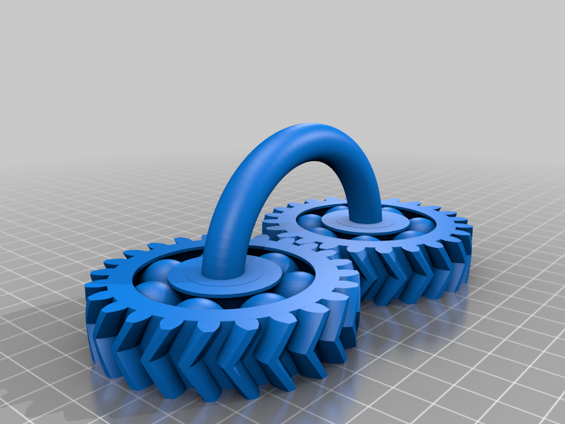 Double double helical bearing gearset by Odd Inventor | Download free ...