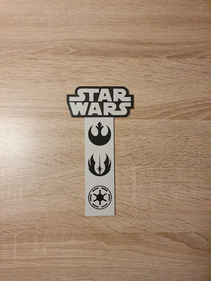 Bookmark Star Wars by MartinCrow | Download free STL model | Printables.com