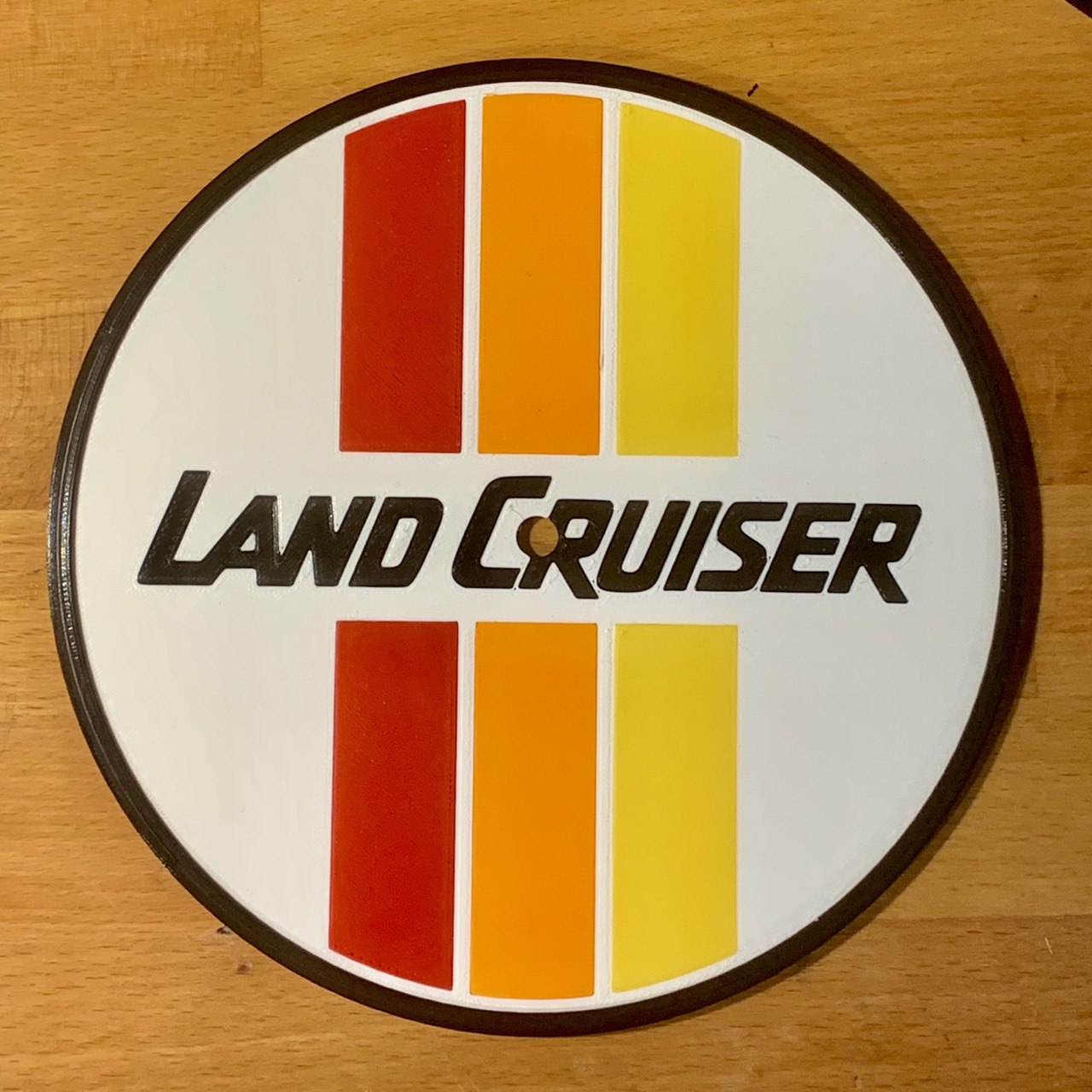 Toyota Land Cruiser Heritage Sign Clock by AKIRA | Download free STL ...