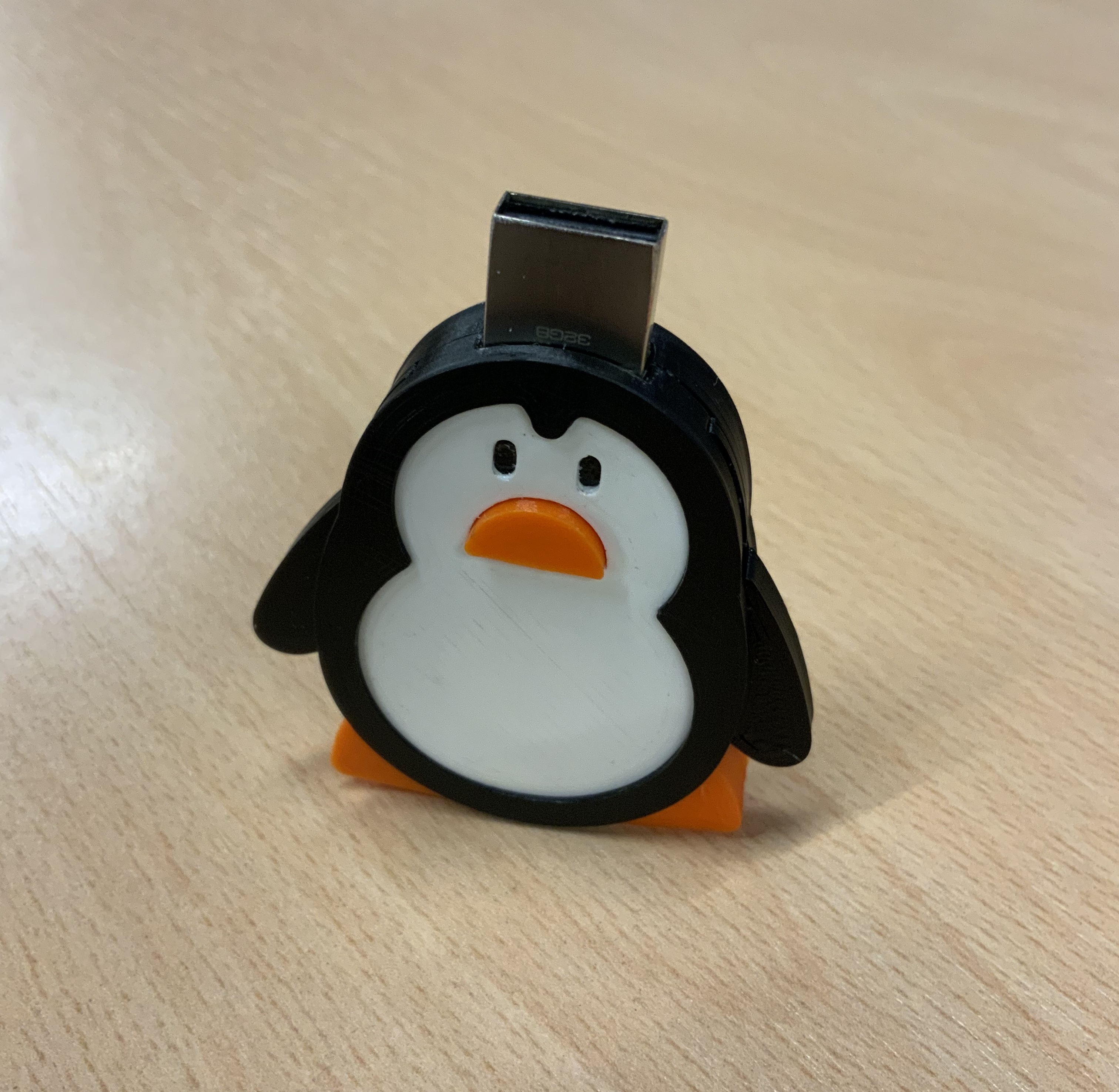 Penguin Articulated - USB Stick remix by JP3D | Download free STL model ...