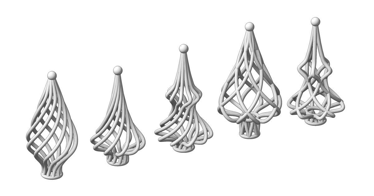 Parametric Xmas-Tree top by Grzegorz K | Download free STL model ...