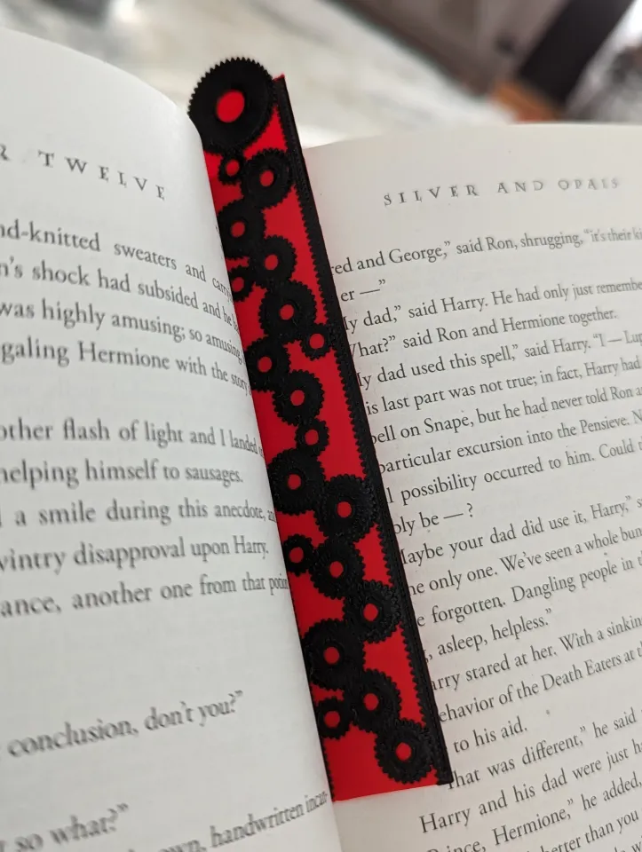 Geared Bookmark by Rise & Design | Download free STL model | Printables.com