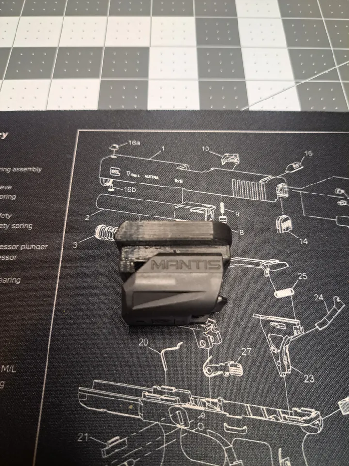 Glock Mantis Plate (Mag) by Kl0ck | Download free STL model ...