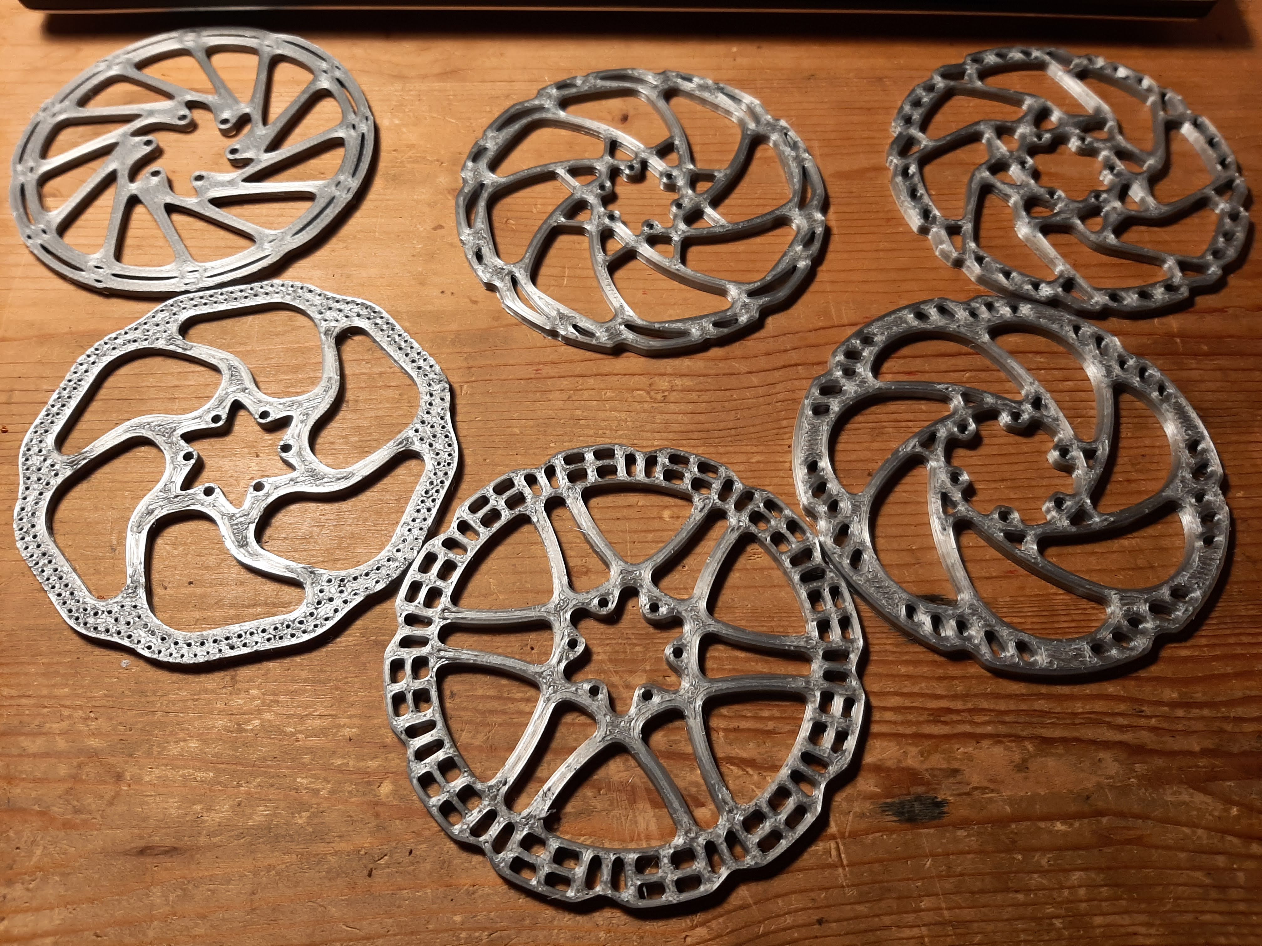 Bicycle disc brake rotor coaster set by Tom | Download free STL model ...