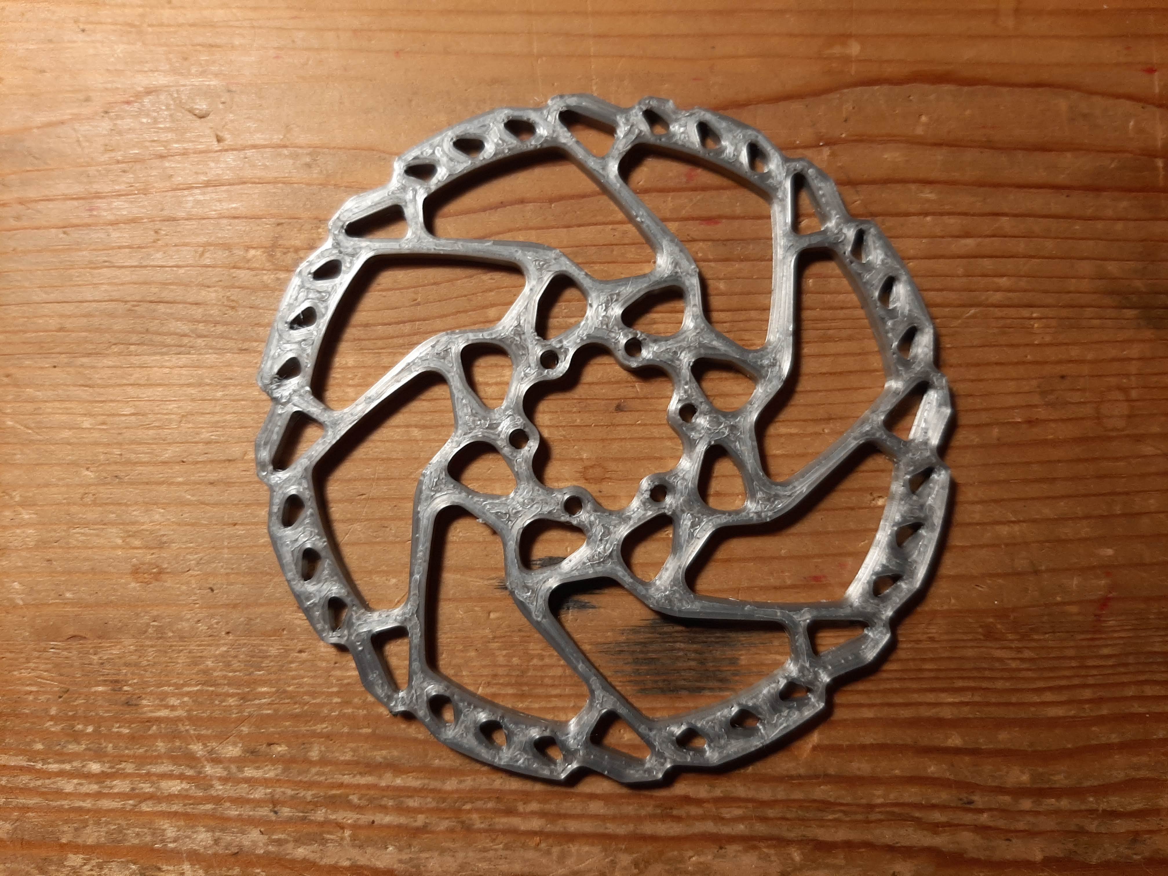 Bicycle disc brake rotor coaster set by Tom | Download free STL model ...