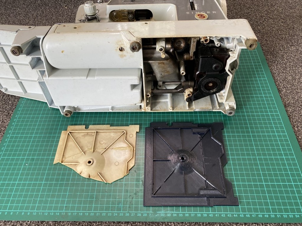 Singer 631 G oil drip pan by nano | Download free STL model ...