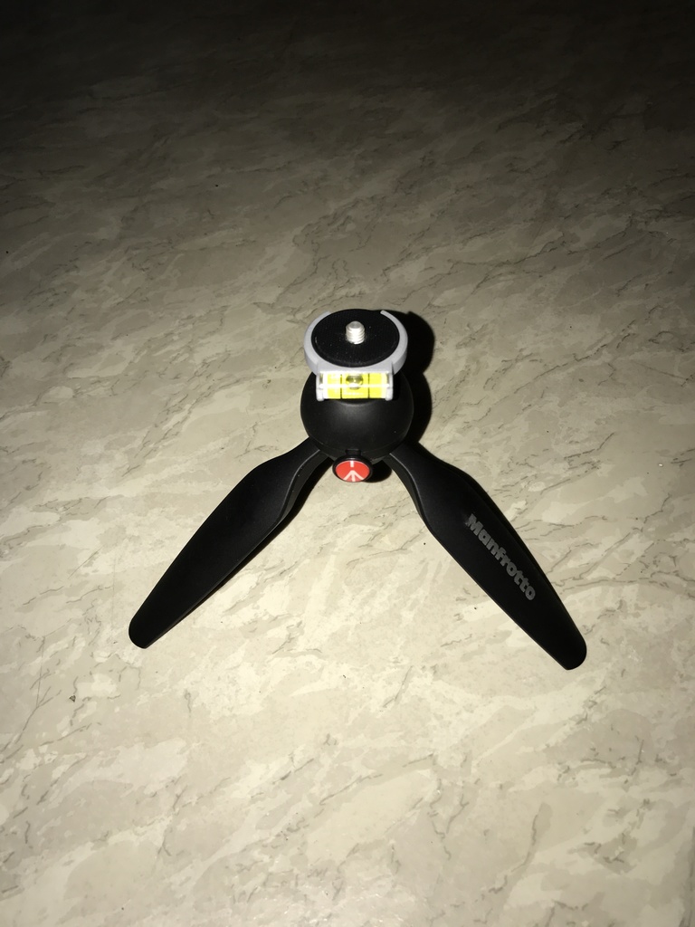 Manfrotto Pixi tripod spirit level by nano | Download free STL model ...