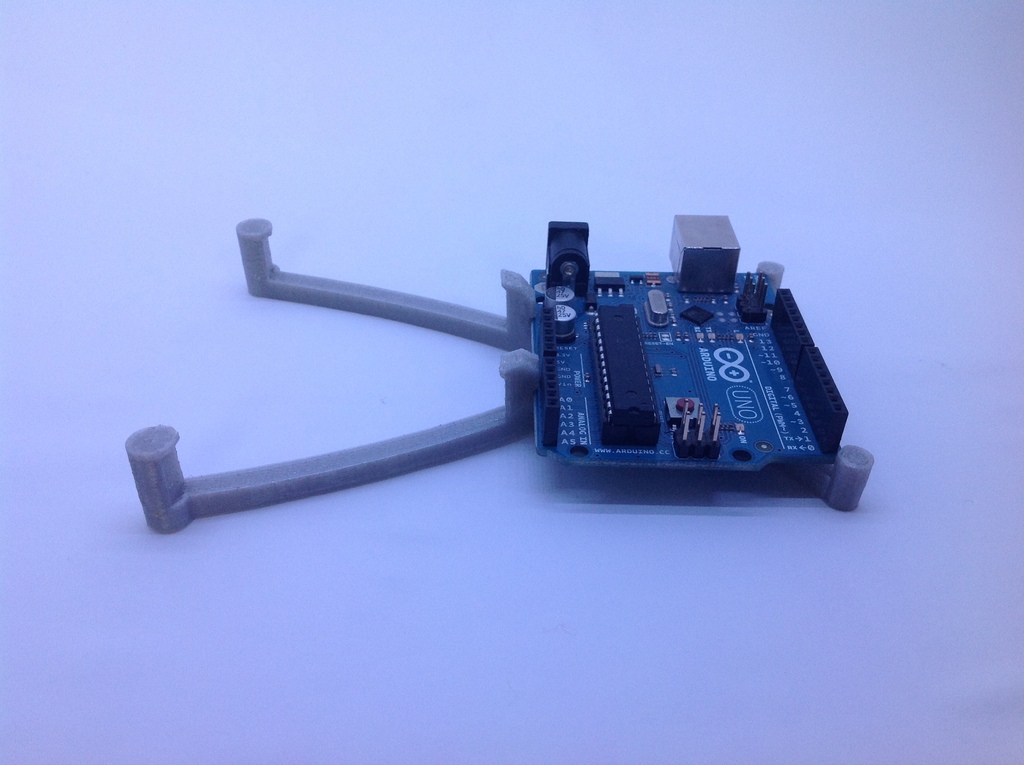 Arduino Uno Half Size Breadboard Holder By Nano Download Free Stl Model